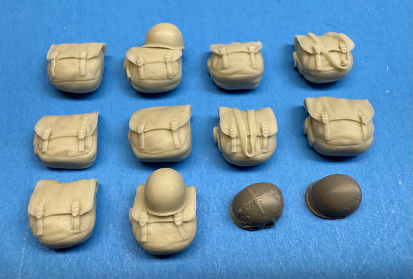 SPS35002 U.S. WW2 Musette Bags (10 Pack) 1/35 – Steel Pot Studios